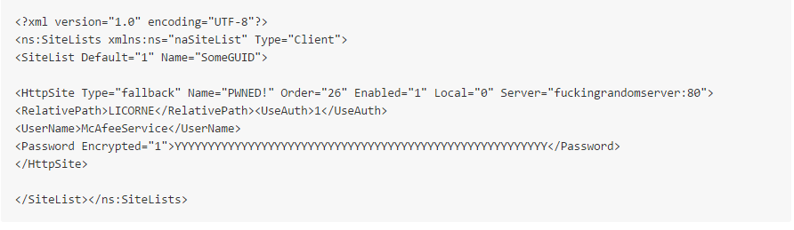 McAfee中的SiteList.xml配置文件能扩大活动目录域的权限-安全KER - 安全资讯平台