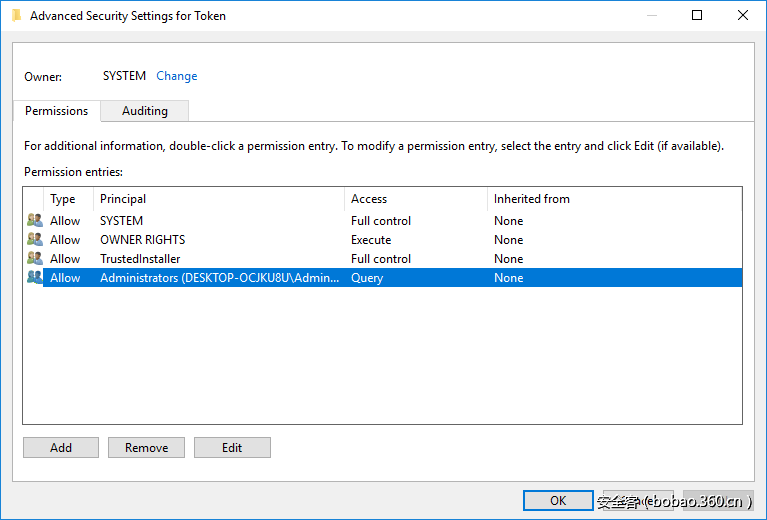 【技术分享】如何获取TrustedInstaller权限-安全KER - 安全资讯平台