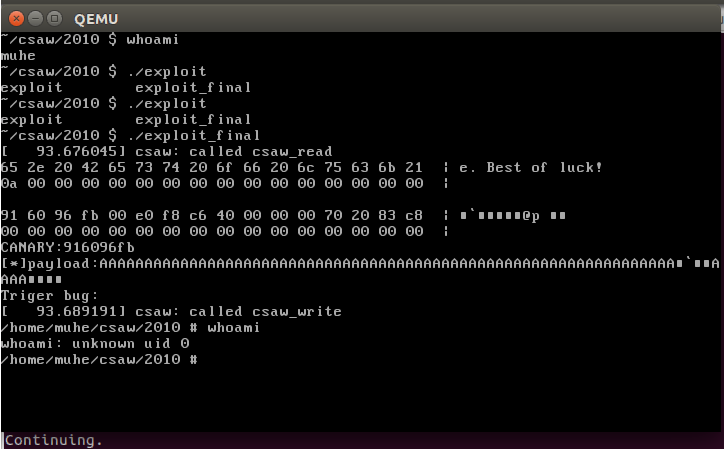 【系列分享】Linux 内核漏洞利用教程（三）：实践 CSAW CTF 题目-安全KER - 安全资讯平台